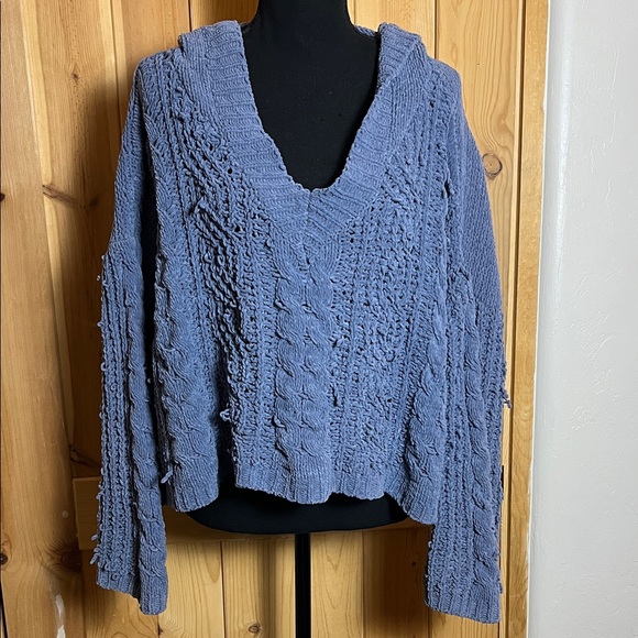 POL | Sweaters | Pol Cable Knit Pullover Hooded Sweater | Poshmark